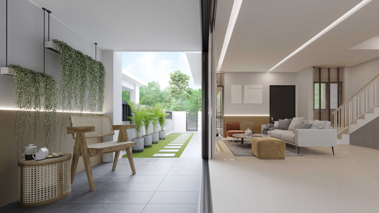 Robin @ Rimbayu Type C - Intermediate units come with 8' wide garden ...