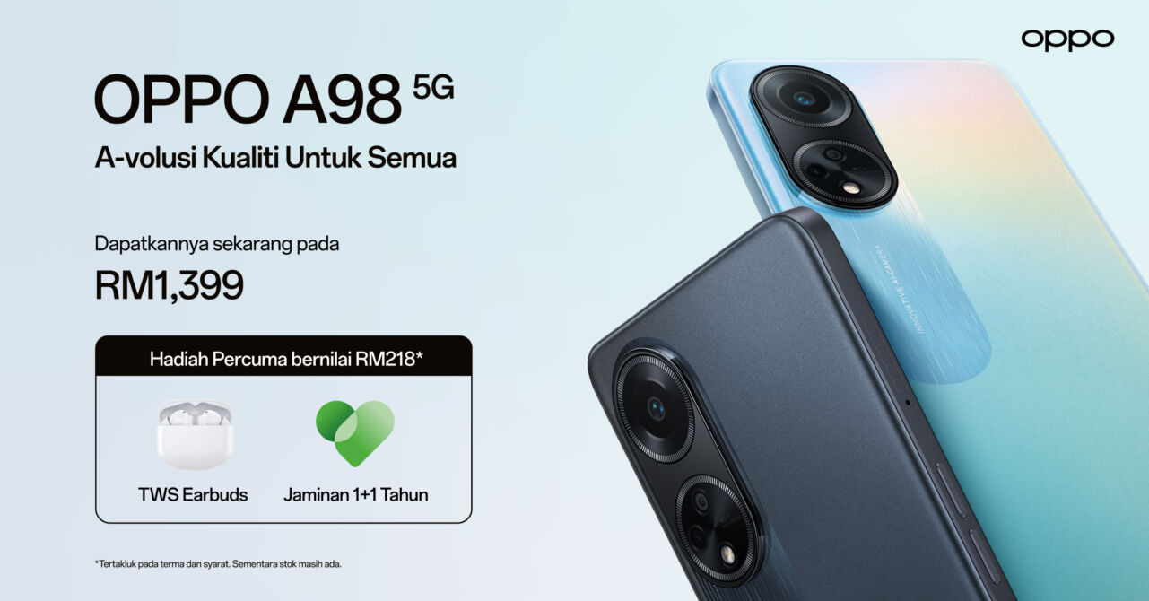 Revolutionise Your Smartphone Experience with OPPO A98 5G - Officially ...