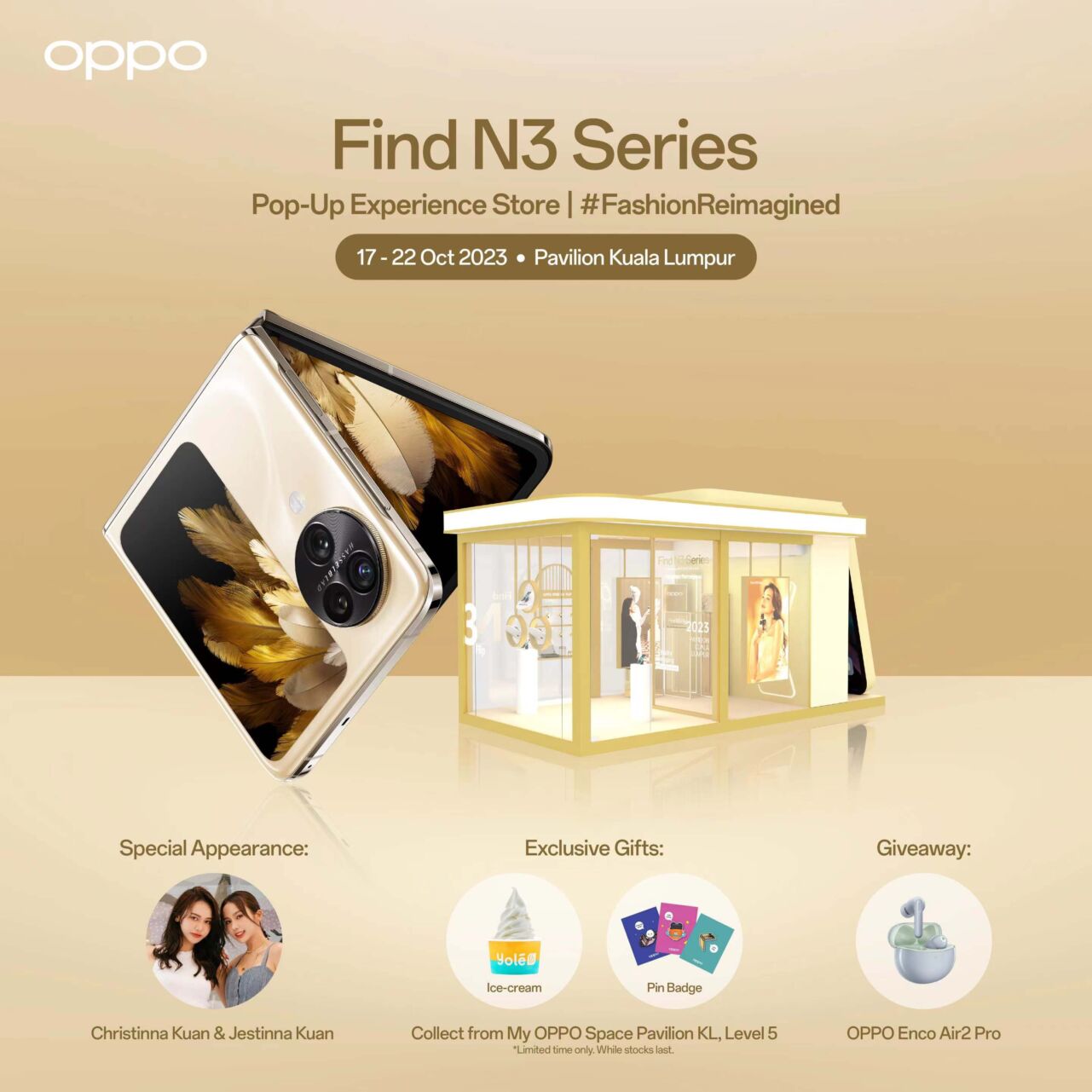 Be One of the First in Malaysia to Experience the OPPO Find N3 Flip at ...